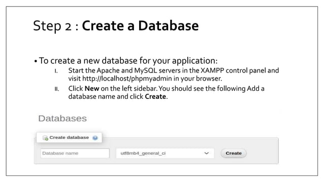 CRUD presentation of laravel application.pptx | Databases | Computer Software and Applications