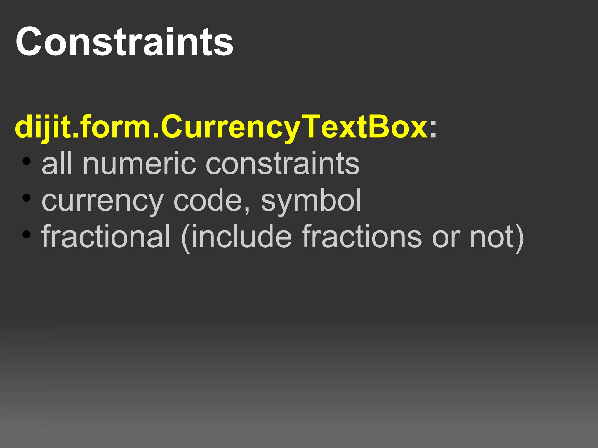 CRUD with Dojo | PPT