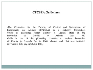 Cruelty to animals as cpcsea guidelines ppt.pptx