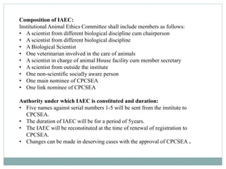 Cruelty to animals as cpcsea guidelines ppt.pptx