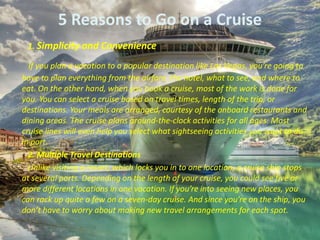 Cruise ships-advantages-and-disadvantages | PPTX