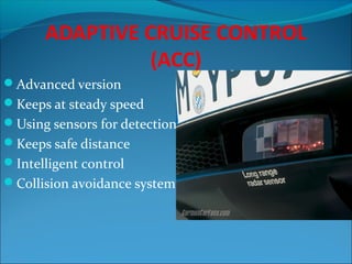 Adaptive Cruise control | PPT | Auto Racing | Sports