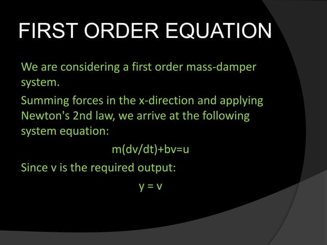 Cruise Control Simulation Using Matlab Ppt
