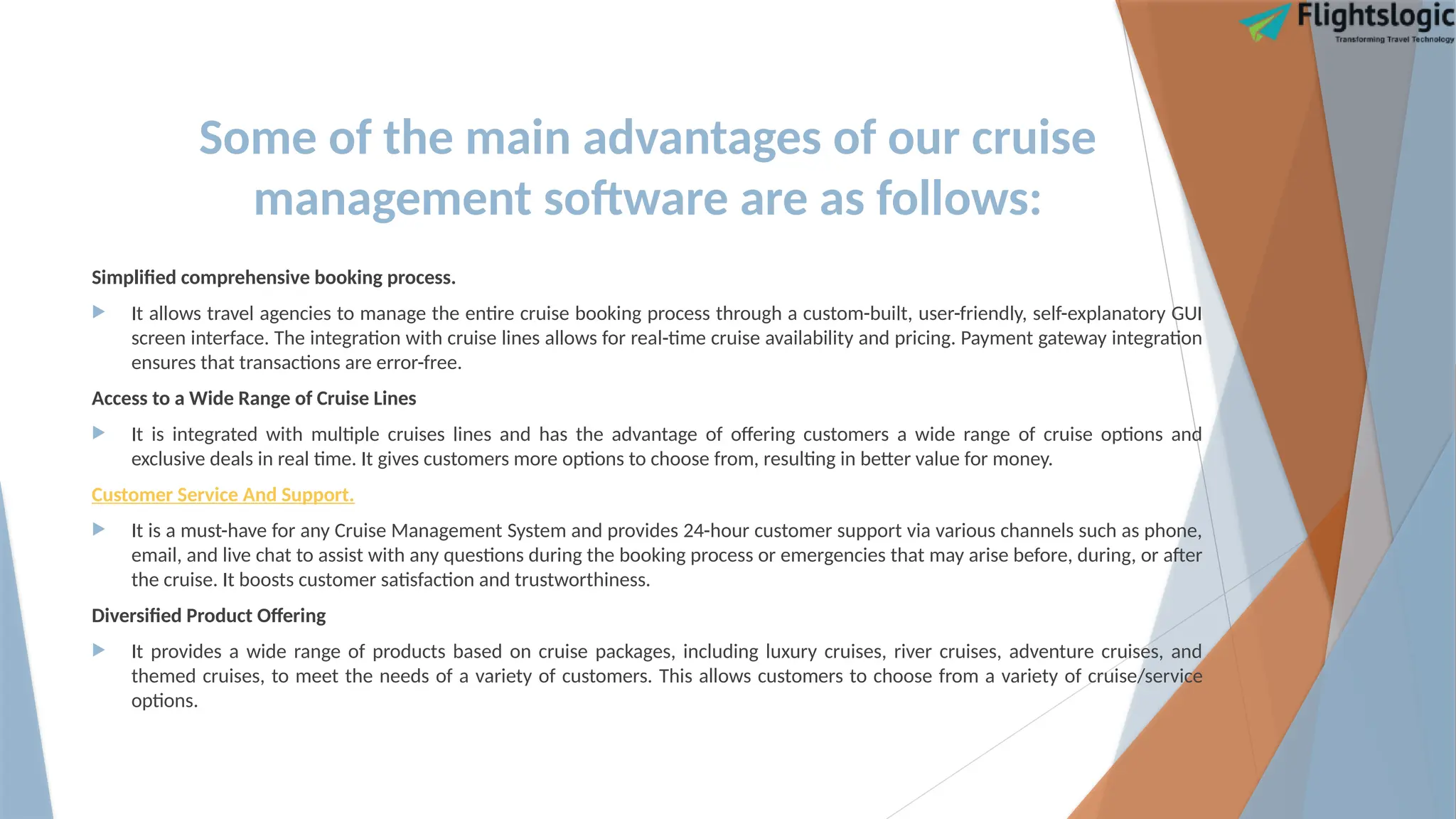 Cruise Management Software | Cruise Booking System | PPTX