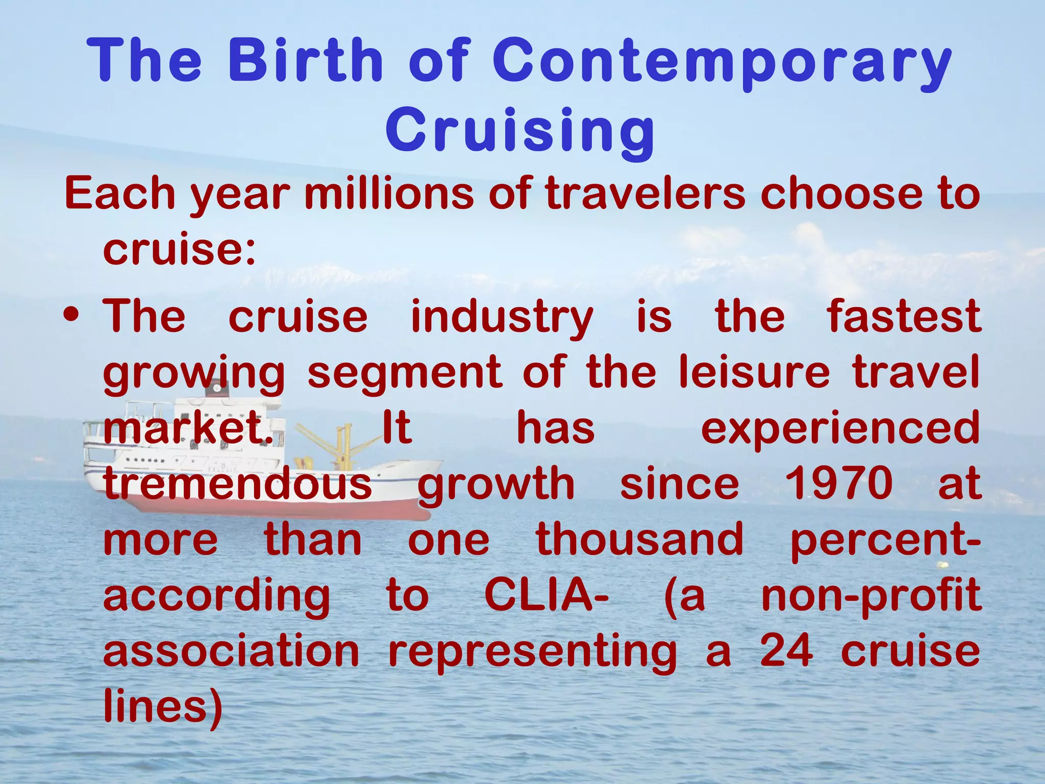 Cruise sales and management powerpoint | PPT