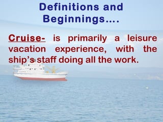 Cruise sales and management powerpoint | PPT