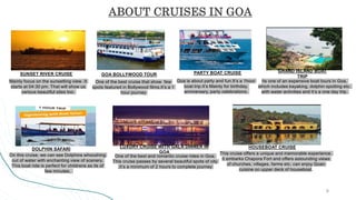 CRUISES AND THEIR FAMOUS ITINERARIES IN GOA 2.pptx