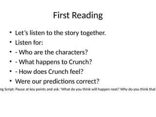 Crunch_Crocodile_Lesson_Plan_With_Scripts_And_Answers 2.pptx
