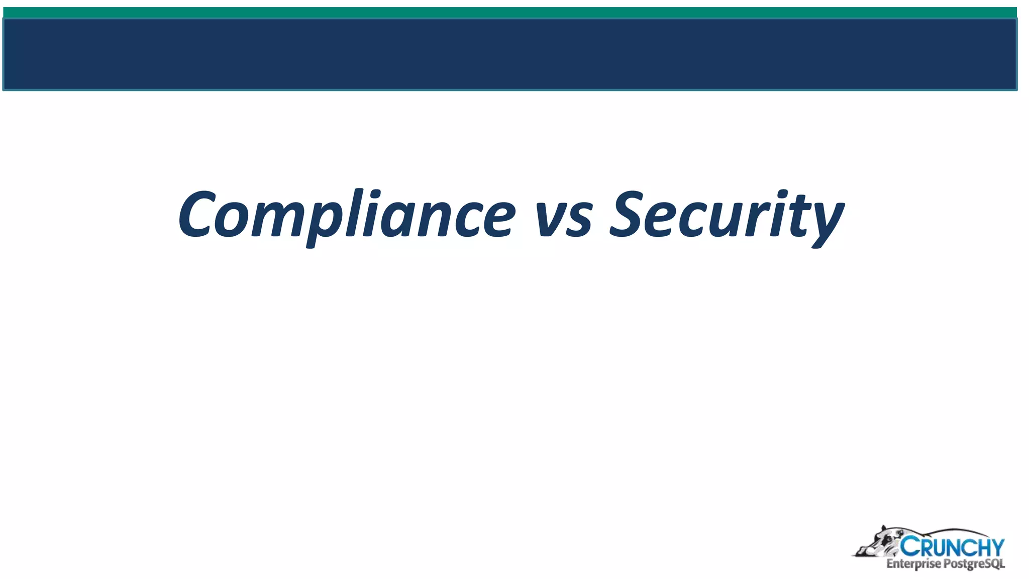 Introduction to the Compliance Driven Development (CDD) and Security ...