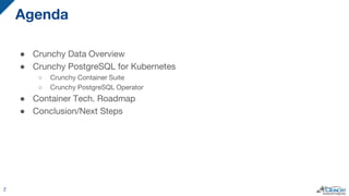 PostgreSQL-as-a-Service with Crunchy PostgreSQL for PKS | PPT