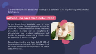 CRUP. Tratamiento un manual de los tratamientos | PPTX