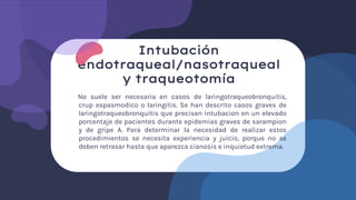 CRUP. Tratamiento un manual de los tratamientos | PPTX