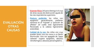 enfermedad de CRUP (Laringotraqueitis) en pediatria | PPTX