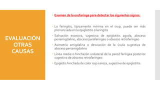 enfermedad de CRUP (Laringotraqueitis) en pediatria | PPTX