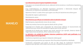 enfermedad de CRUP (Laringotraqueitis) en pediatria | PPTX