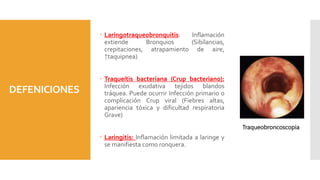 enfermedad de CRUP (Laringotraqueitis) en pediatria | PPTX
