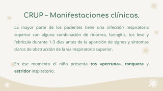crup viral 2021 definición, Etiología, fisiopatología | PDF