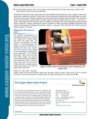Motors with Copper Rotors Can Cost Less to Produce | PDF