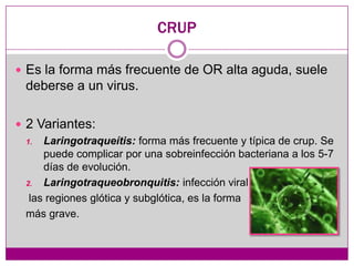 Crup, Epiglotitis y CE.pdf pediatría lll | PDF
