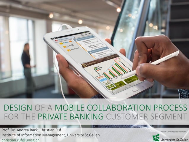 Design of a mobile collaboration process for the private banking ...