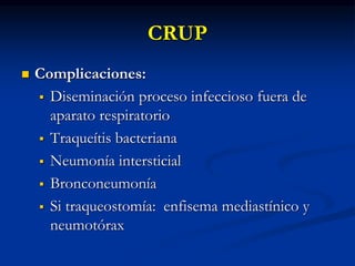 Crup y epiglotitis | PPTX