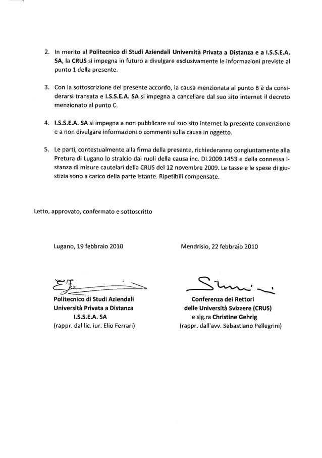 Università Issea ,supdi, unisupdi univolta massimo silvestri ...