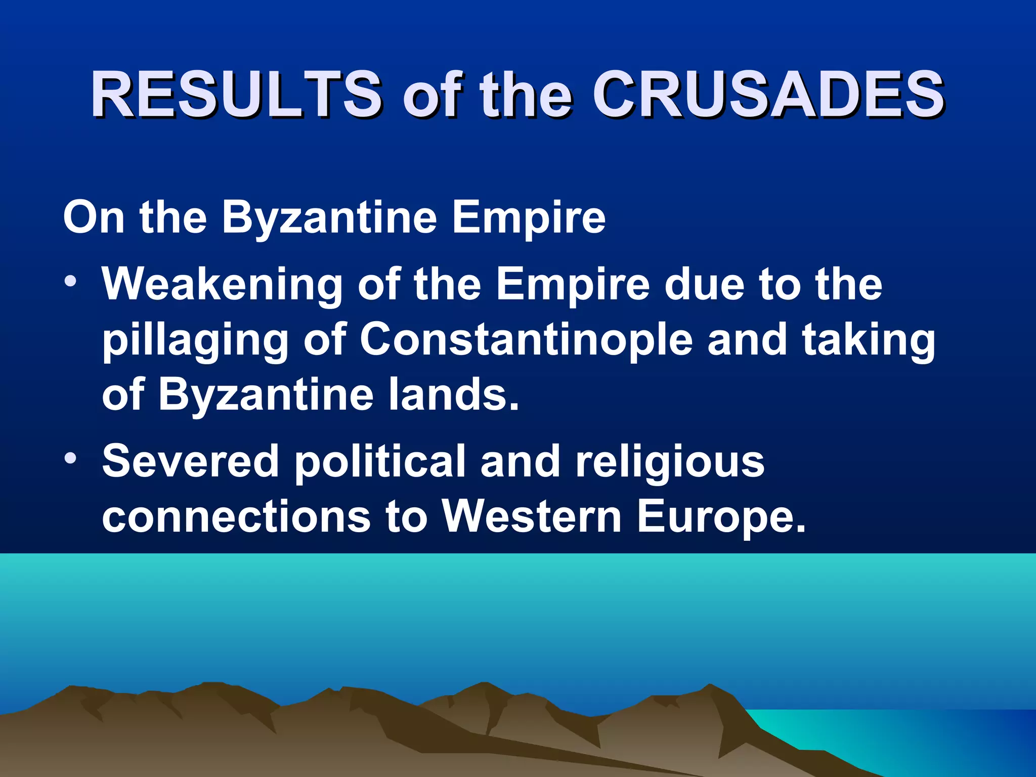 Crusades - Brief Look & Source analysis | PPT