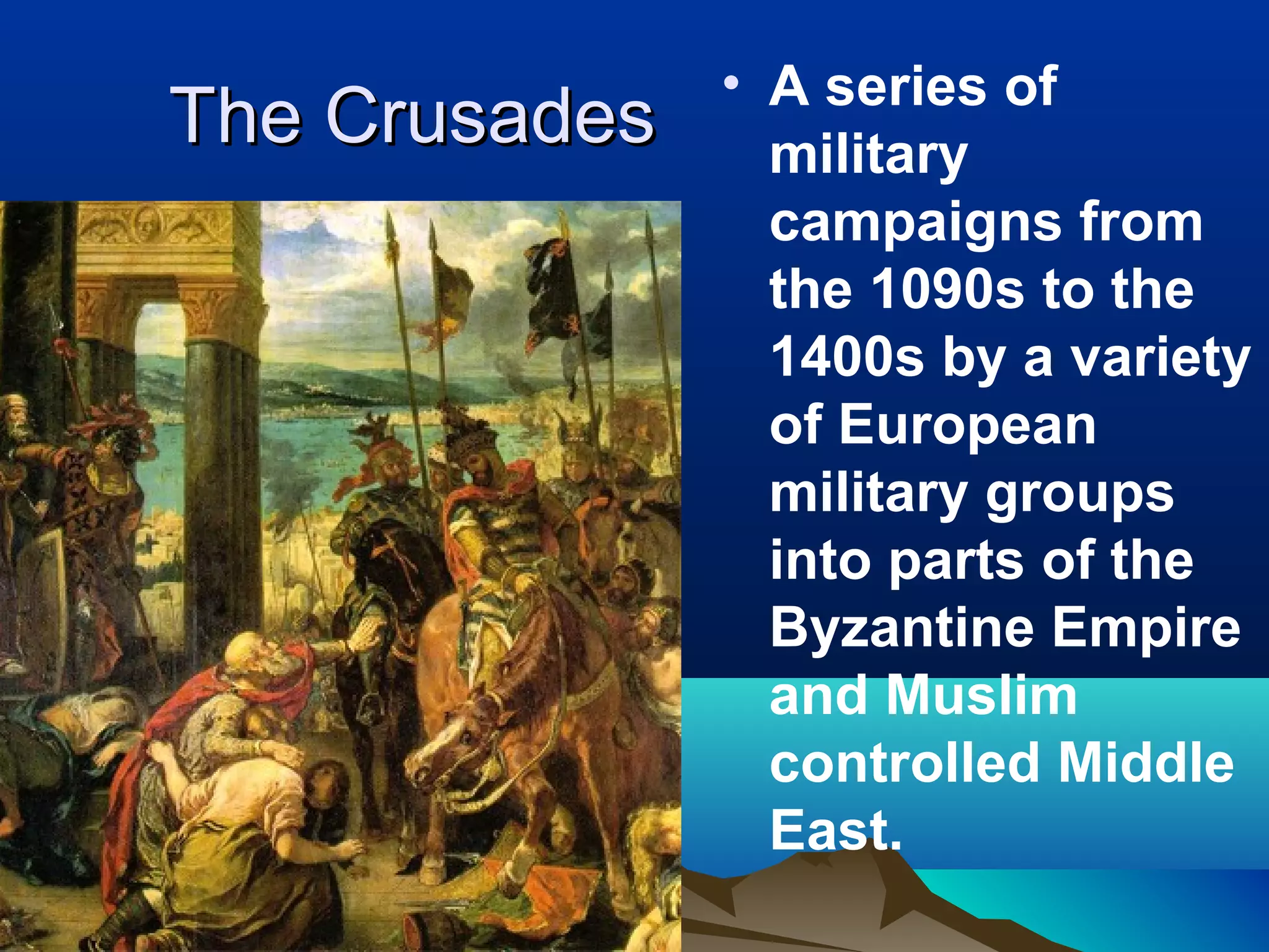Crusades - Brief Look & Source analysis | PPT