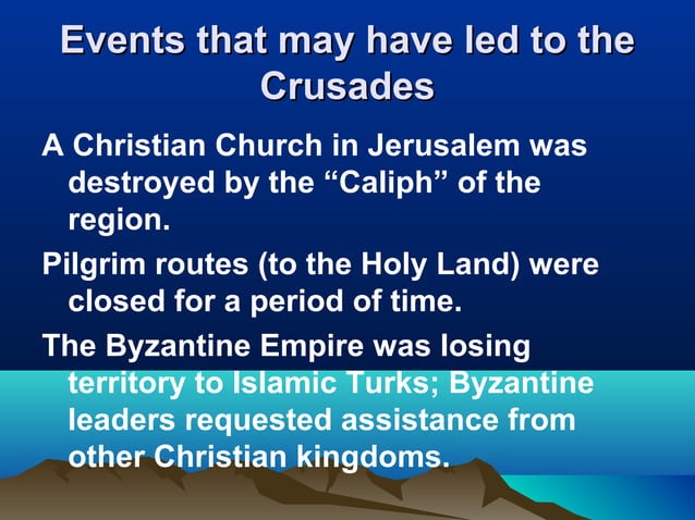 Crusades - Brief Look & Source analysis | PPT | Christianity | Religion ...