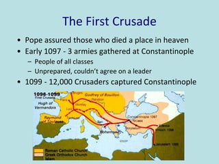 Crusades And Changes In Medieval Society | PPTX