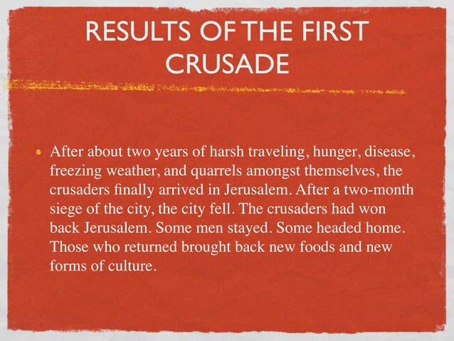 Crusade slide share example | PPT