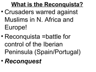 Crusades review and_end_of_the_chapter[1] | PPT