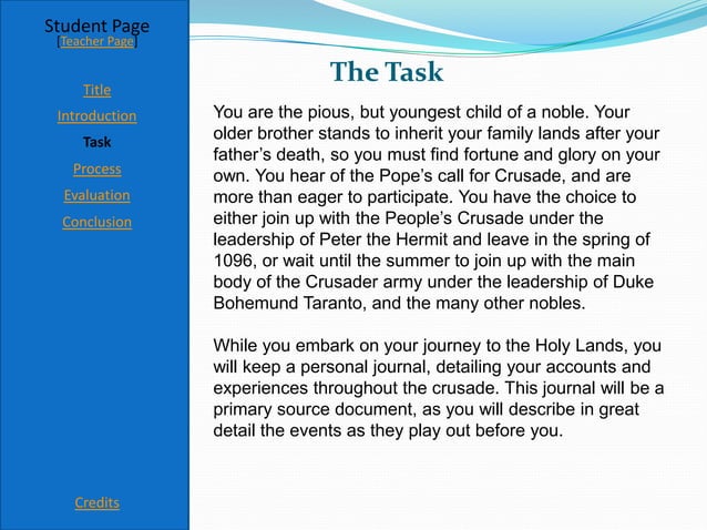 Crusades webquest 2 (2) | PPTX | Christianity | Religion & Spirituality