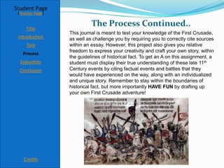 Crusades webquest 2 (2) | PPTX | Christianity | Religion & Spirituality