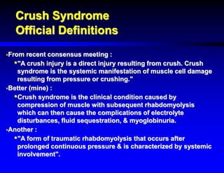 Crush injury-and-crush-syndrome | PPT