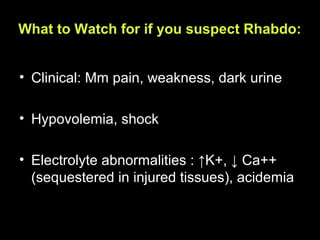 Crush injury-rhabdomyolysis | PPT