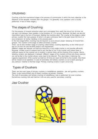 Crushing project | DOCX | First Aid | Injuries