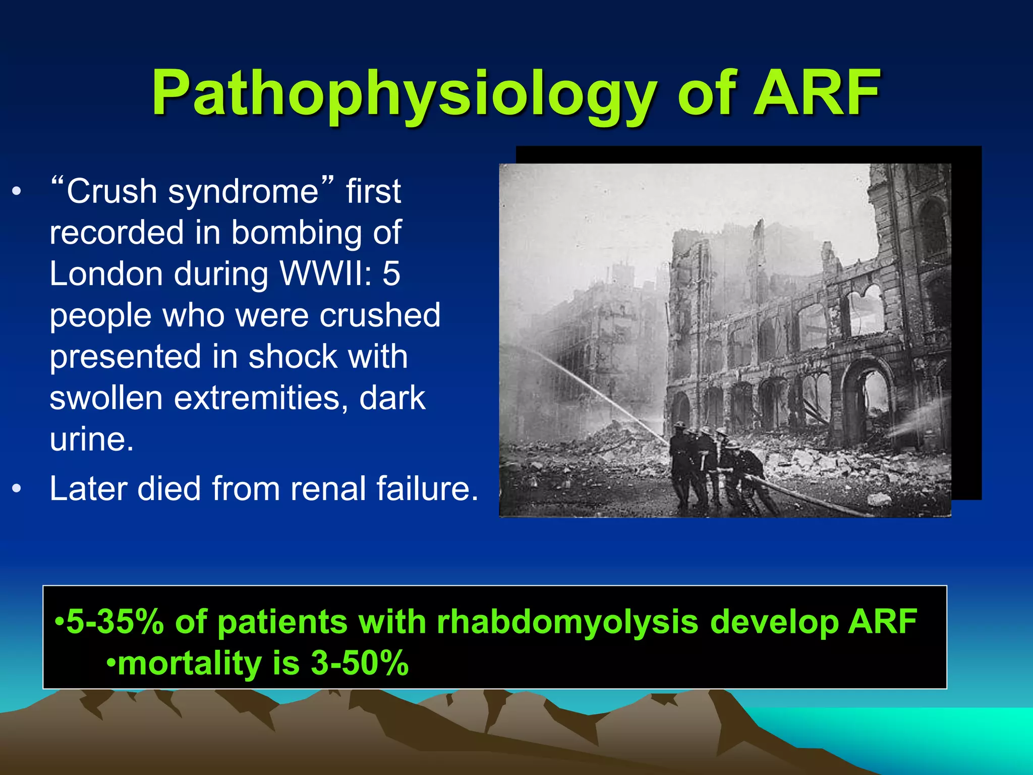 Crush injuries and rhabdomyolysis | PPTX