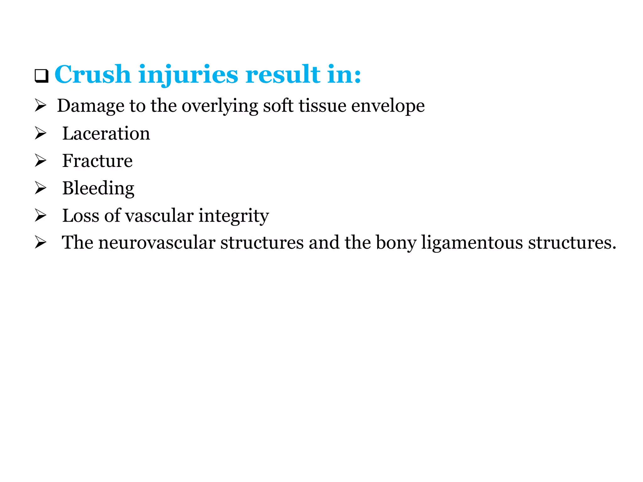 Crush injuries of hand | PPTX