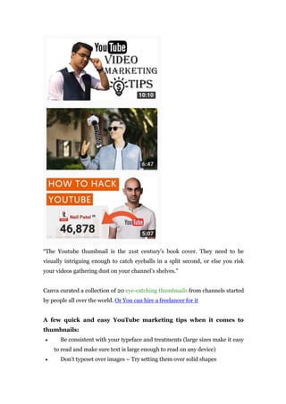 Crush it with youtube | PDF