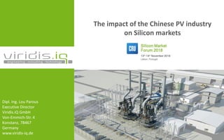 Cru silicon forum lisbon 2018 | PPT