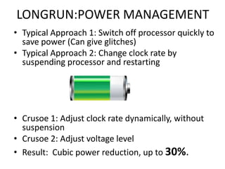 Crusoe Micorprocessor | PPT