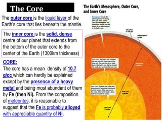 Crust core and mantle | PPT