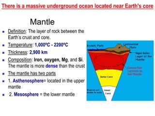Crust core and mantle | PPT | Free Download