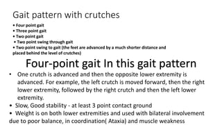Dr. Wagdy Samaan WALKING BY USING CRUTCHES | PPTX | Physical Therapy ...