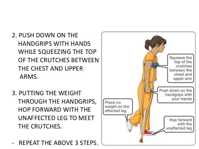 Crutch walking