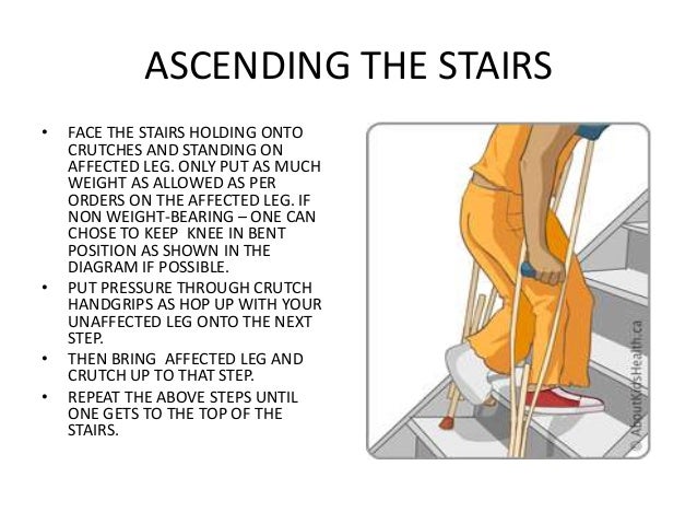 Crutch walking