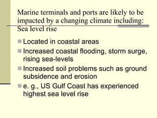 Infrastructure Protection from Extreme Natural Hazards: Marine oil ...
