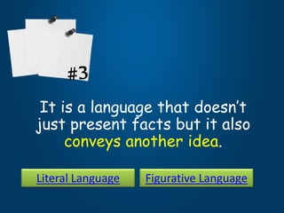 Literal and Figurative Language | PPTX