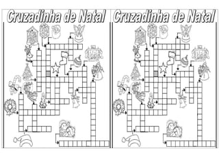 Cruzadinha e caça palavras natal | DOC